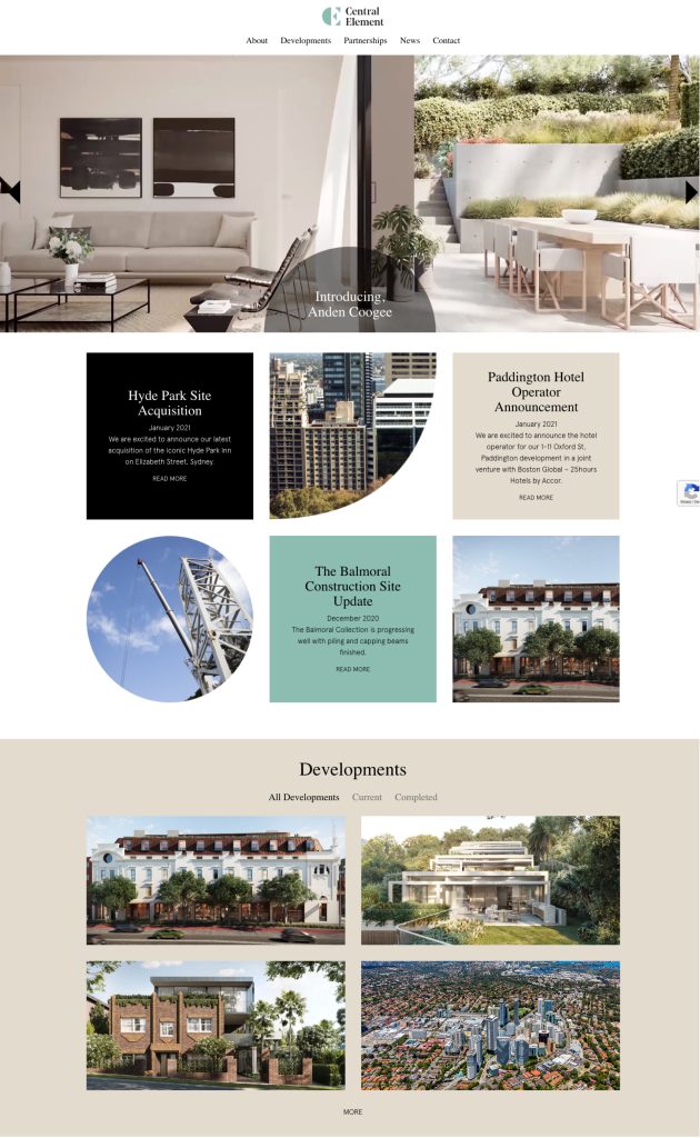 Central Element - welcome.